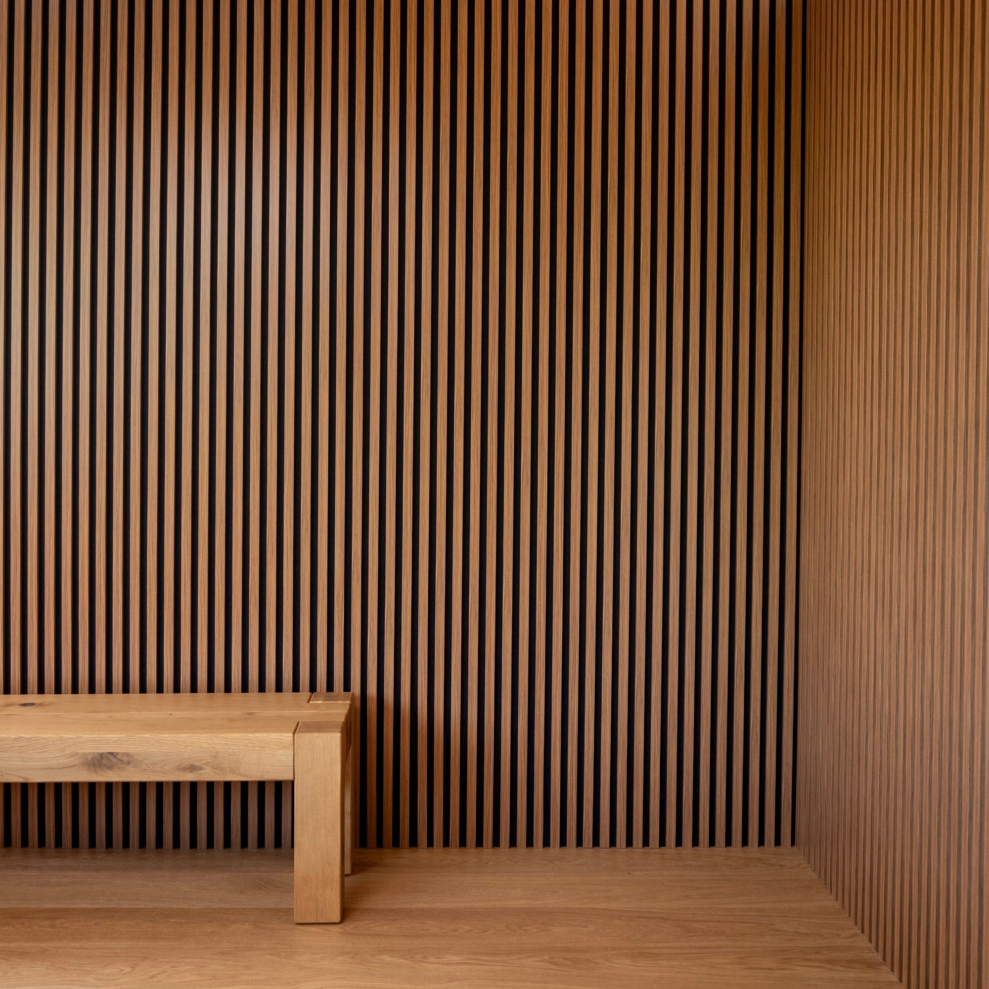 Teak Wooden Wall Panels from V4. Modern slatted wall cladding – V4